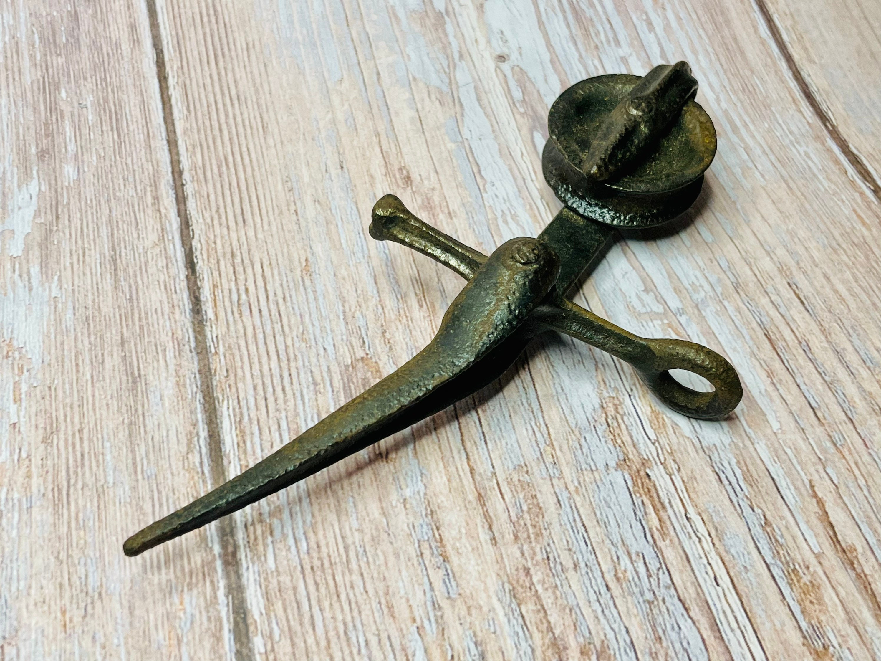 Antique Fodder Shock Tying Cast Iron Hand Tool - Etsy