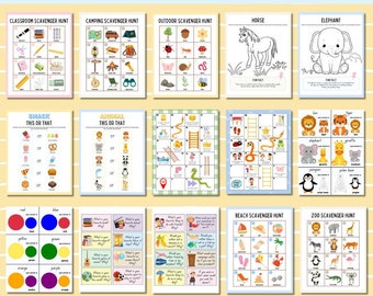 Shapes Bingo Cards Fun Activity for Toddlers and Kids Homeschool ...