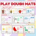Play Dough Mats for Young Learners Numbers 1 to 10 Toddler Homeschool ...