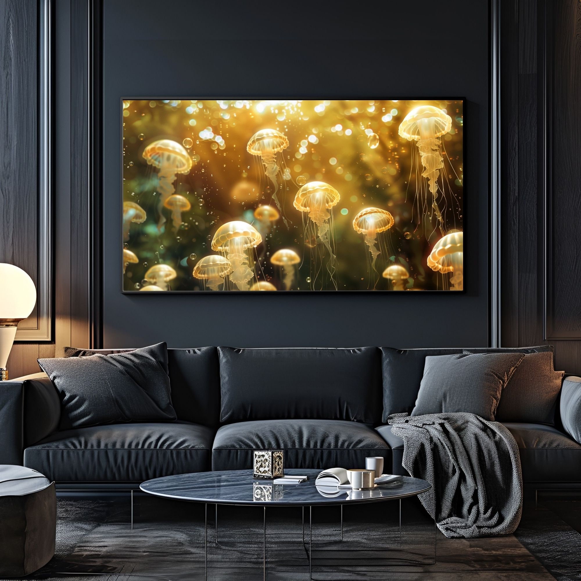 Jellyfish Frame TV Art | Instant Download | Samsung Frame | Underwater ...