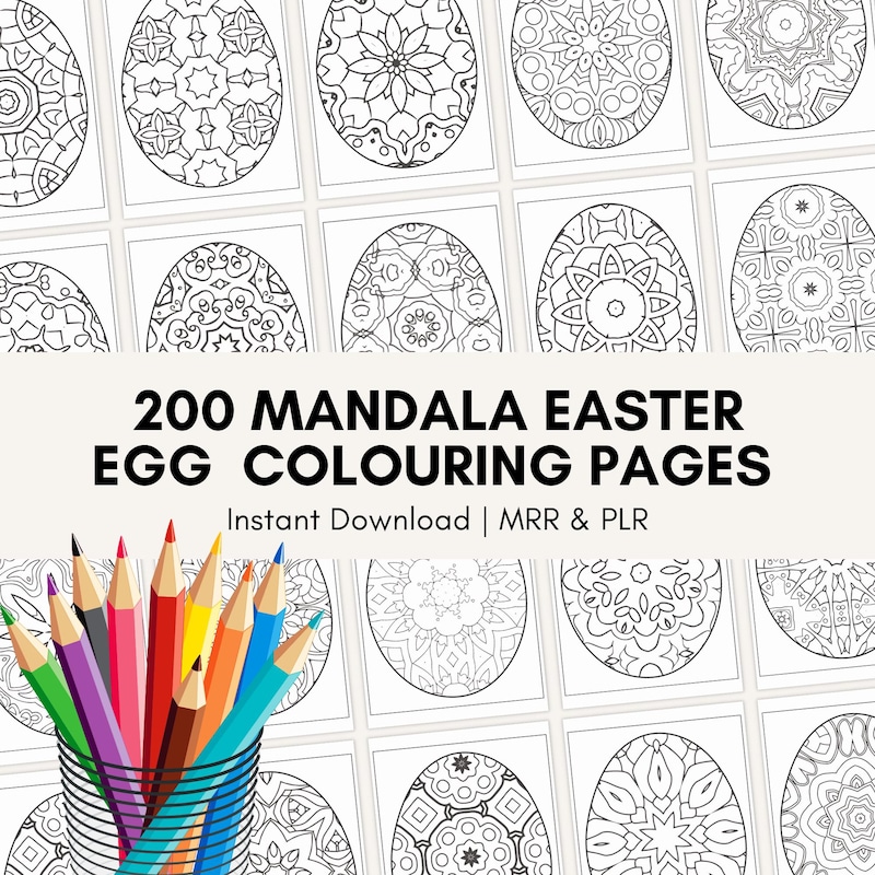 Mandala Easter Egg - Etsy
