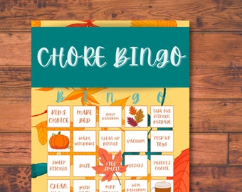Bingo Chore Chart - Etsy