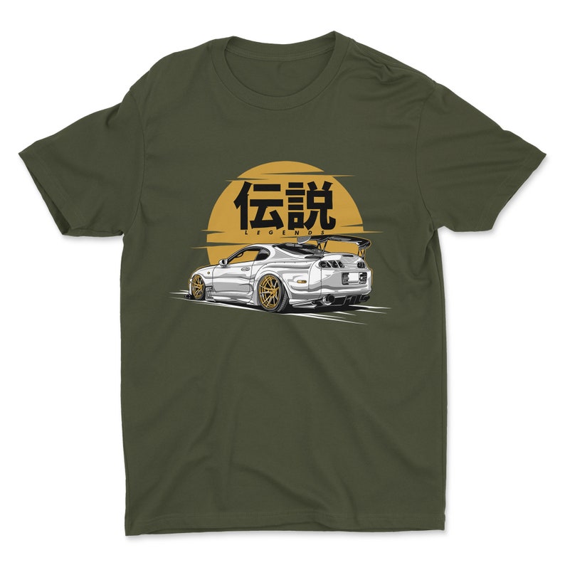 Toyota Supra MKIV Legend Car T-shirt JDM Shirt, Car Enthusiast Shirt ...