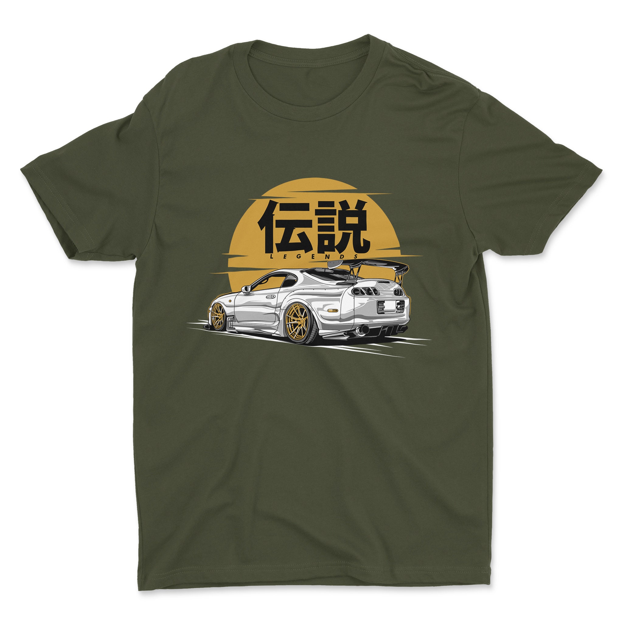 Toyota Supra MKIV Legend Car T-shirt | JDM Shirt, Car Enthusiast Shirt ...