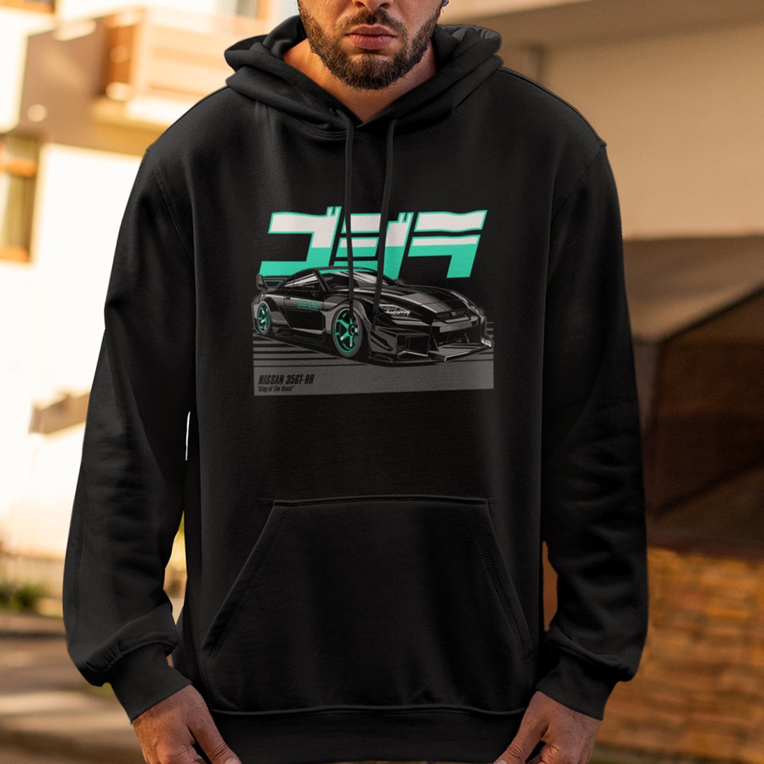 Nissan 35GT-RR Car Hoodie | JDM Hoodie, Car Enthusiast Sweatshirt, JDM ...