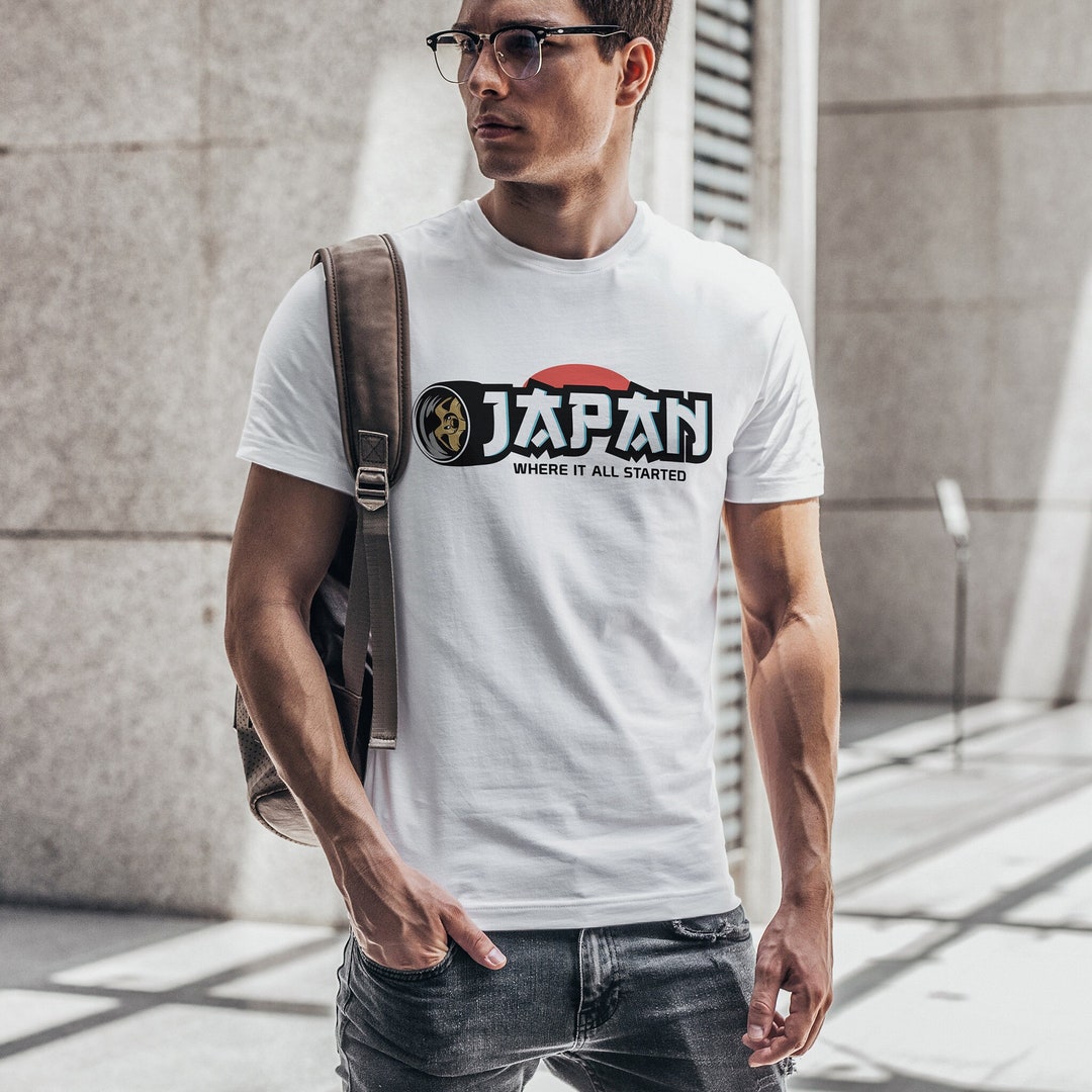 Japan - Where It All Started Car T- Shirt | JDM Shirt, Gift for Car ...