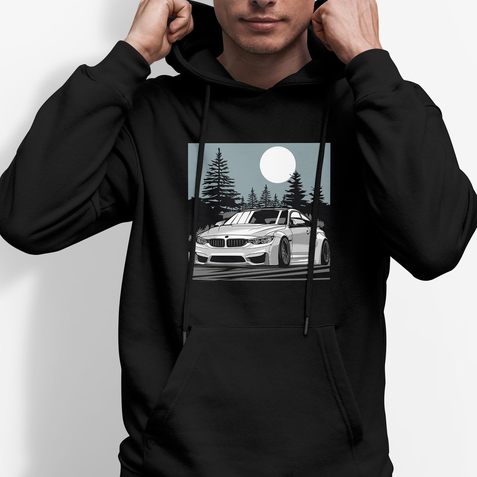 BMW M4 Car Hoodie | Car Enthusiast Hoodie, Car Streetwear, Car Lover ...