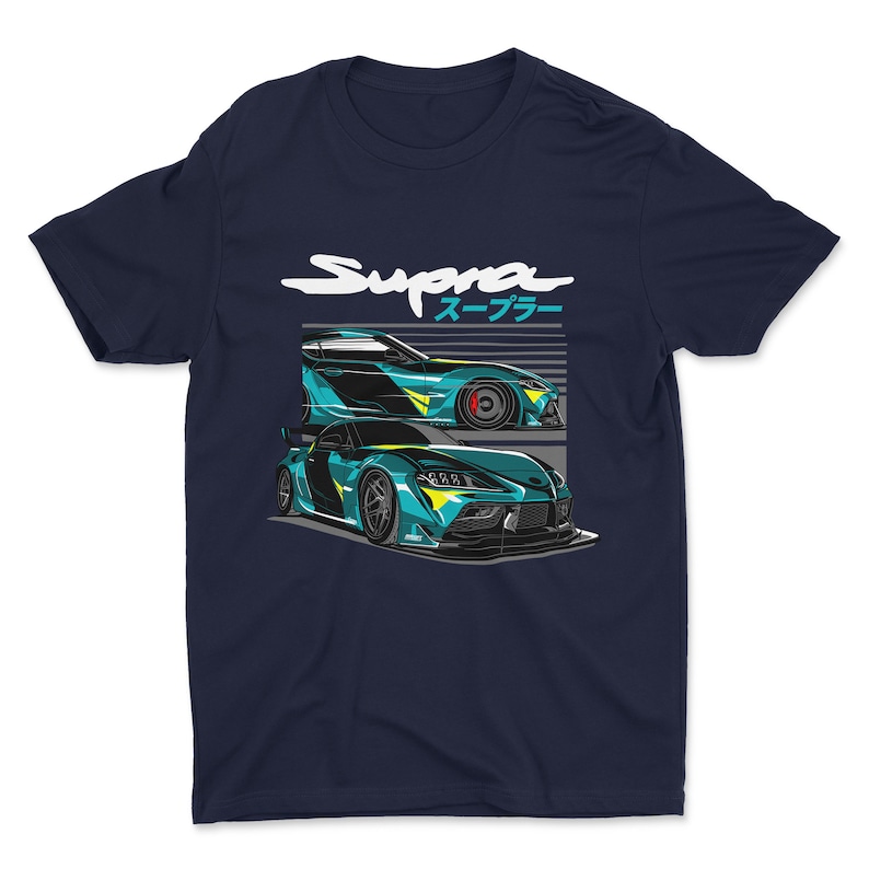 Toyota Supra MK5 A90 Car T-shirt | Car Enthusiast Tee, JDM Shirt, Car ...
