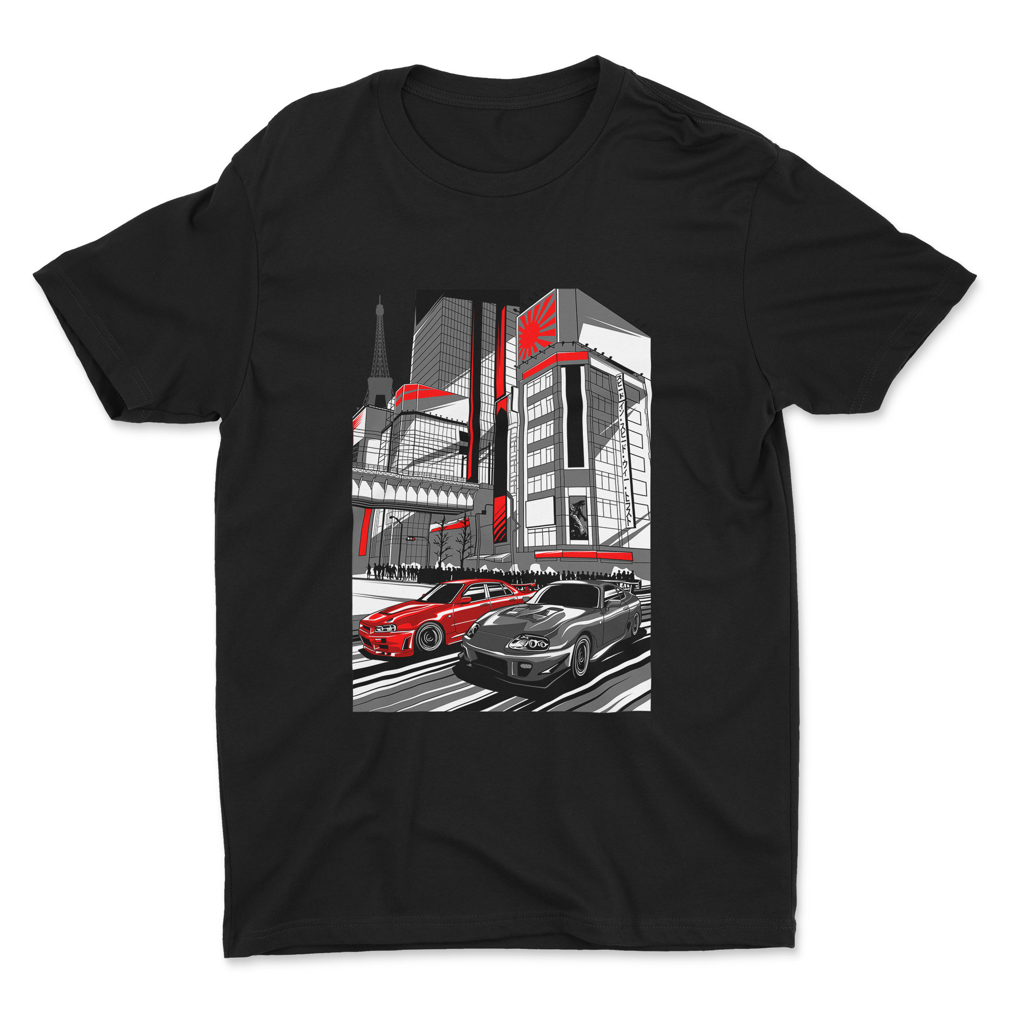 Rivals Car T-shirt | Toyota Supra MK4, Nissan Skyline GTR R34, JDM ...