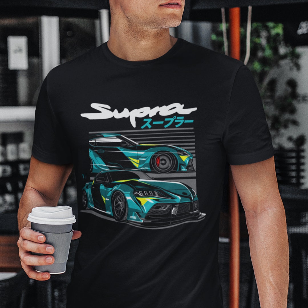 Toyota Supra MK5 A90 Car T-shirt | Car Enthusiast Tee, JDM Shirt, Car ...
