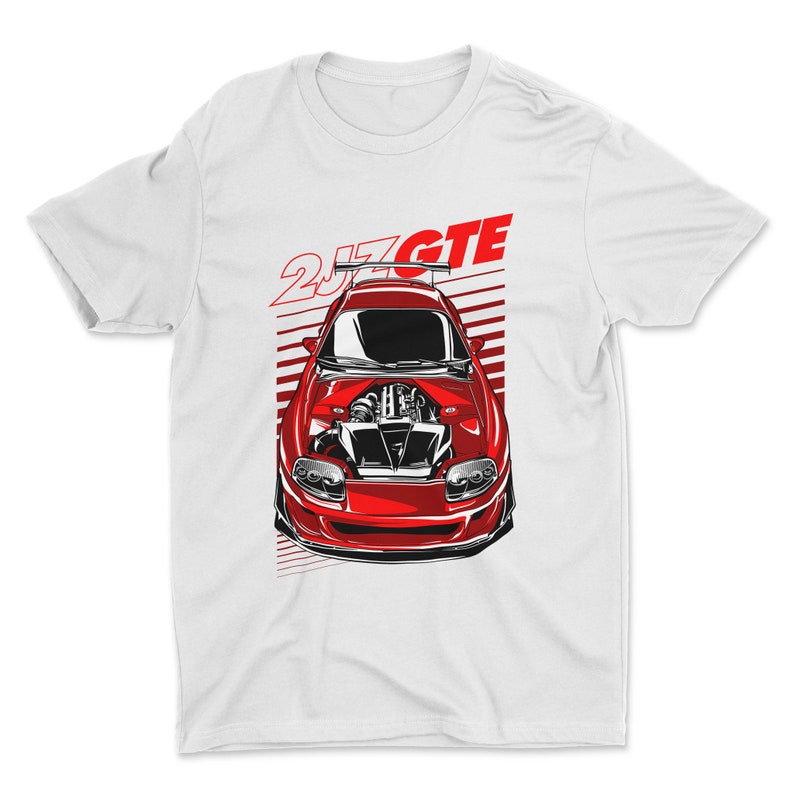 Toyota Supra MKIV 2JZ T-shirt | Car Guy Shirt, Car Enthusiast Tee, JDM ...