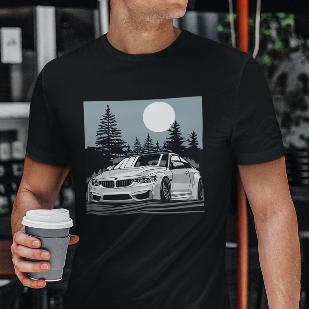 BMW M4 Car T-shirt | Car Enthusiast Tee, Car Lover Shirt, Car Clothing ...