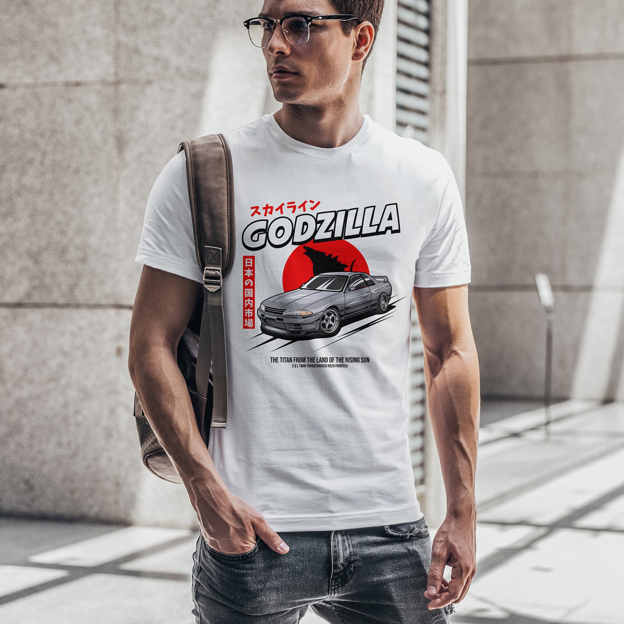 Nissan Skyline GTR R32 Godzilla Car T-shirt JDM Clothing, Car Guy Shirt ...