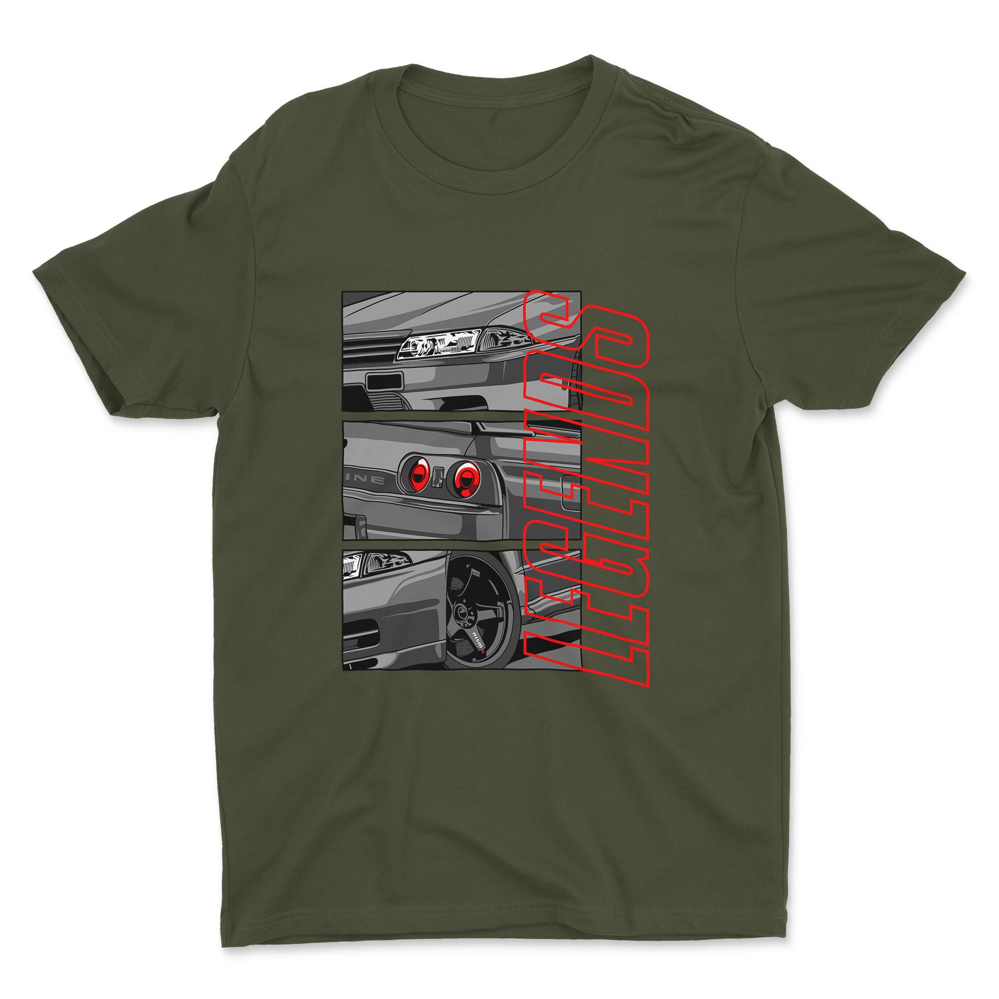 Nissan Skyline GTR R32 Legends Car T-shirt | JDM Shirt, Car Lover Shirt ...