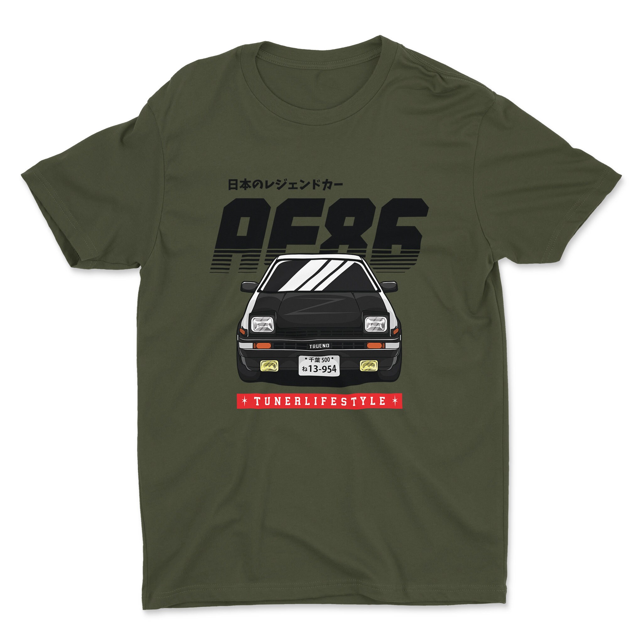 Toyota AE86 Sprinter Trueno Car T-shirt JDM Clothing, Car Guy Shirt ...