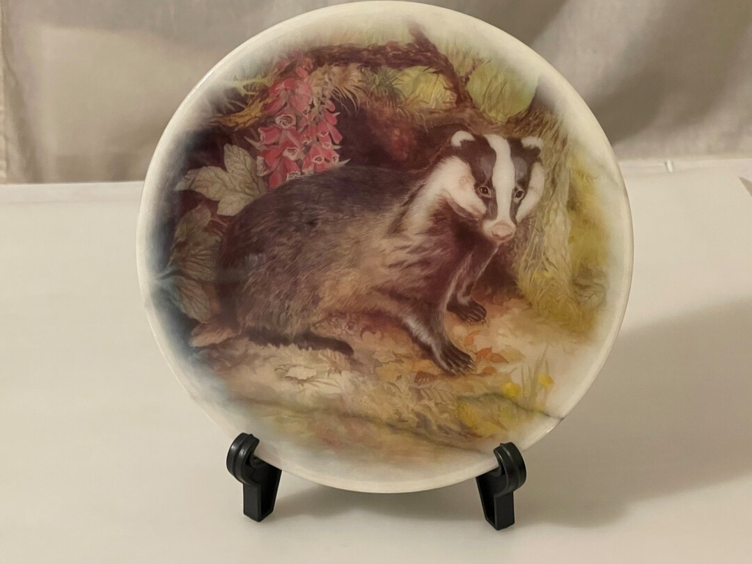 Badger Marble Plaque With Stand Vintage Housewarming Home Decor ...