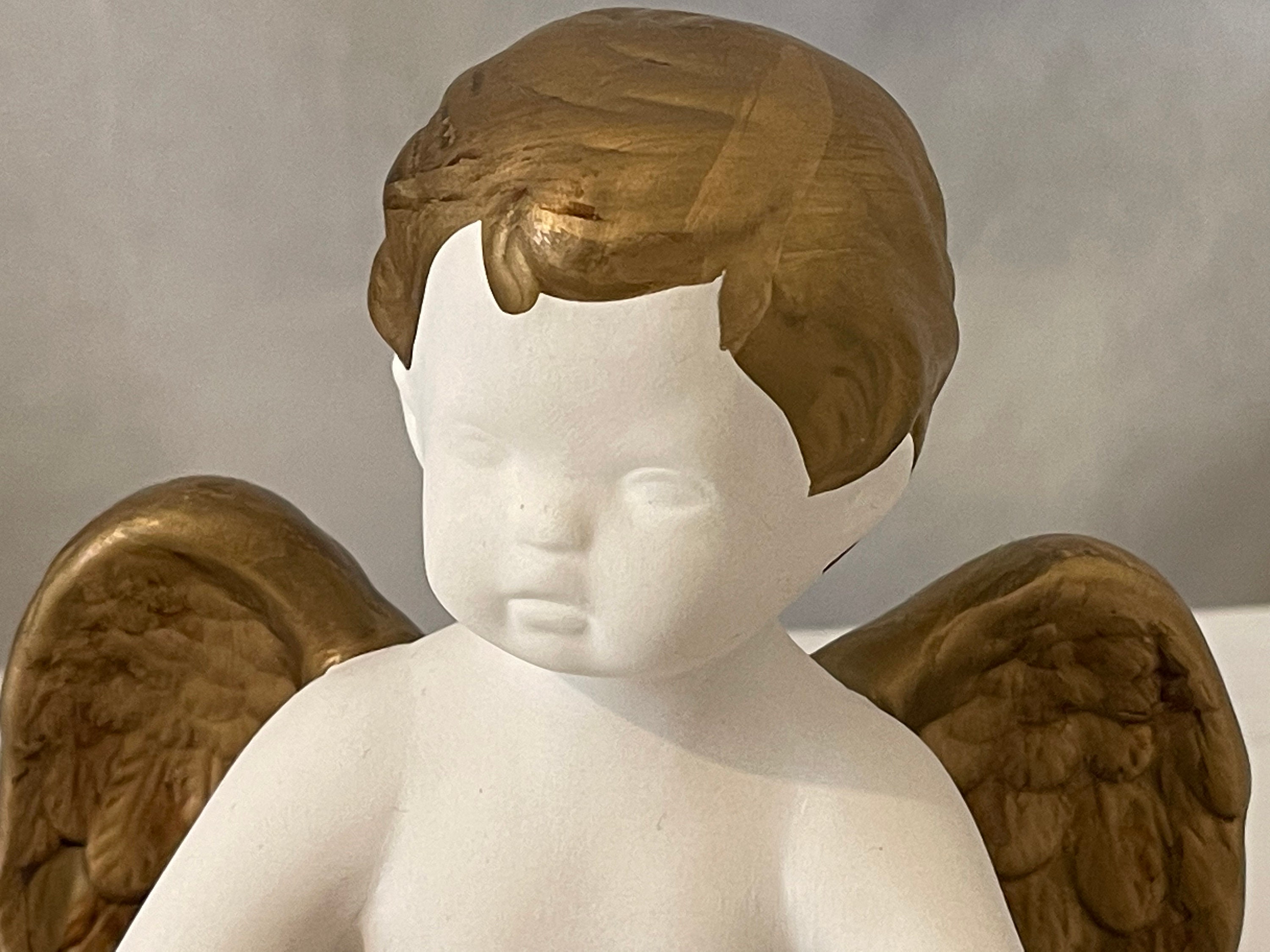 Vintage Partylite Gold Angel Cherub Tealight Holder, Birthday, Xmas ...