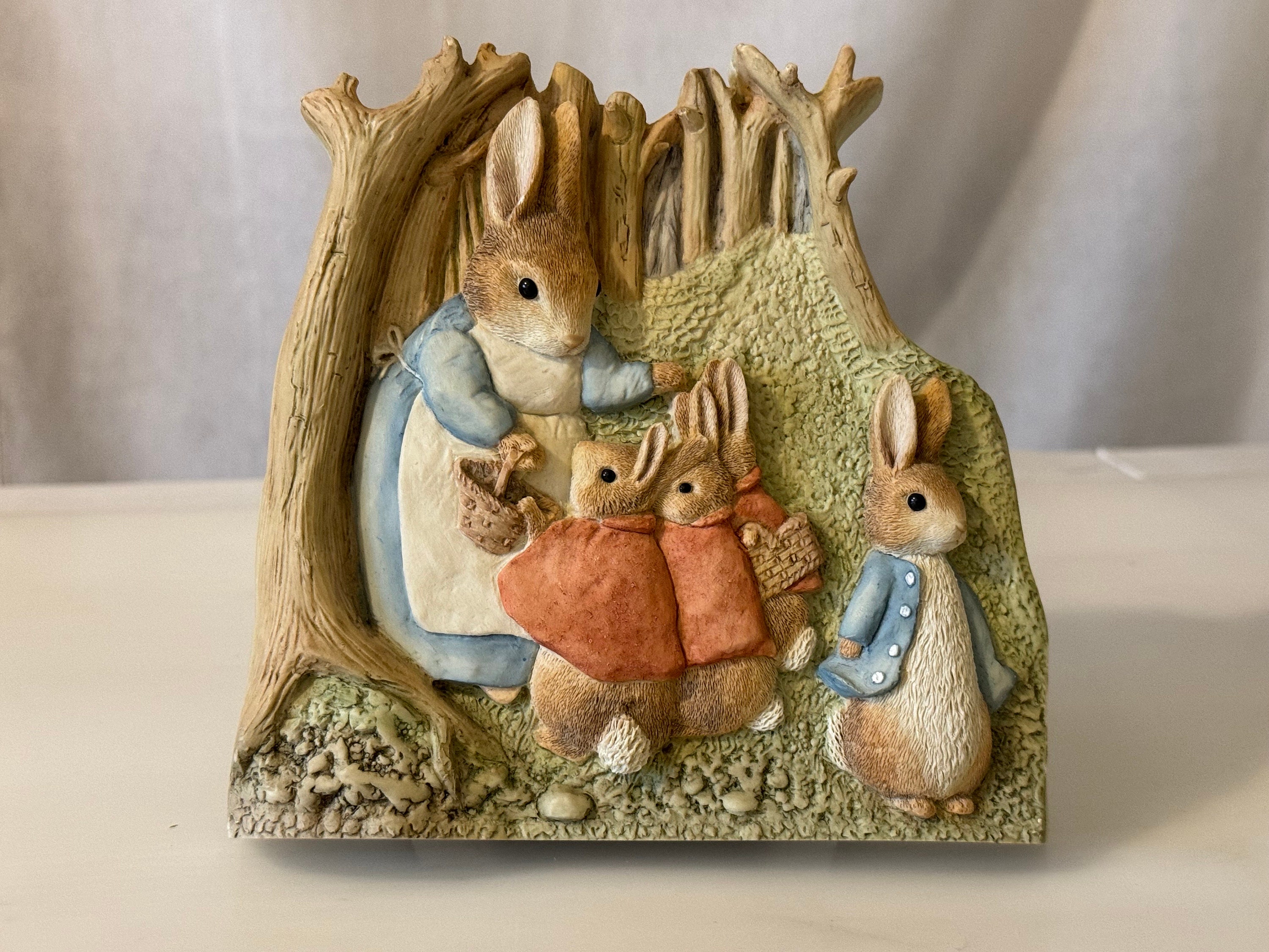 Beatrix Potter Peter Rabbit Framed Picture Bunny Hare Lapin Collectible ...