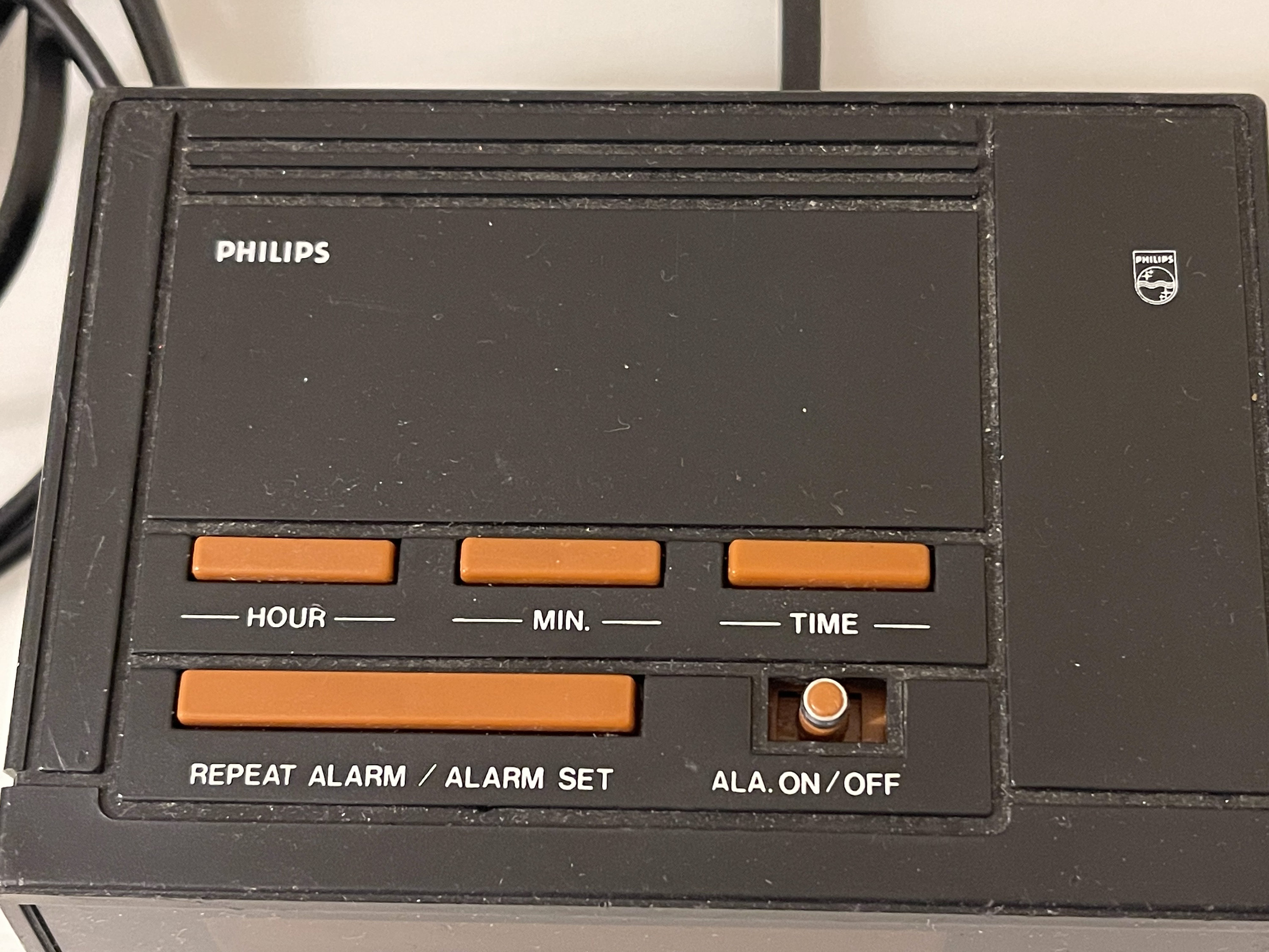 Vintage Philips Digital Alarm Clock Both Battery and Mains - Etsy