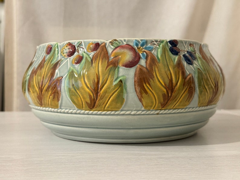 Antique 1930s Original Clarice Cliff Newport Pottery Centrepiece Bowl ...