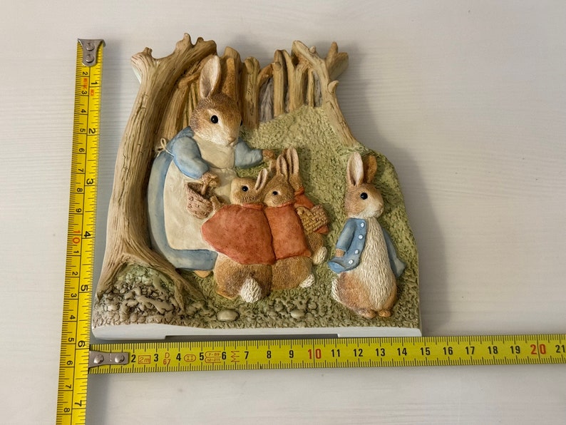 Beatrix Potter Peter Rabbit Framed Picture Bunny Hare Lapin Collectible ...