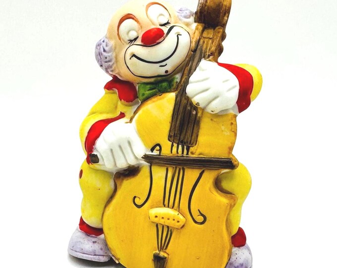 Vintage Jasco Clown Bells - Happy Clown Playing Musical Instrument - Etsy