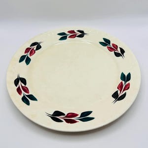 Vintage Blue Ridge Pottery Leaf Pattern Plate - Rustic Farmhouse Decor ...