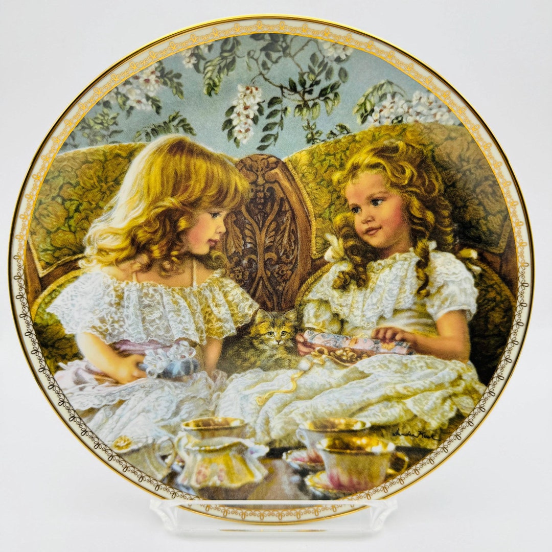 Charming 'sisters' Collectible Plate by Sandra Kuck Sugar & Spice ...