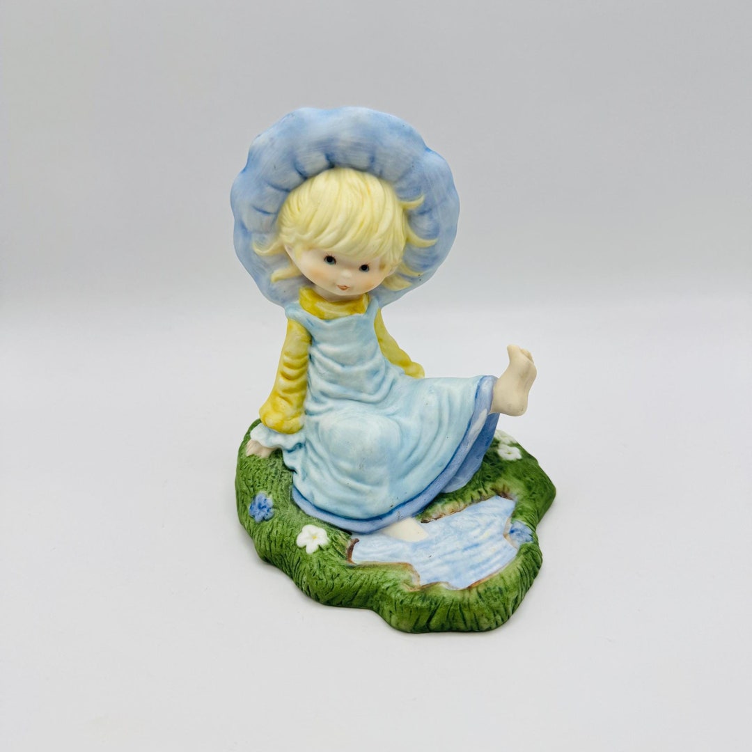 Vintage Heartline Megan and Friends Figurine - Adorable Girl in Blue ...