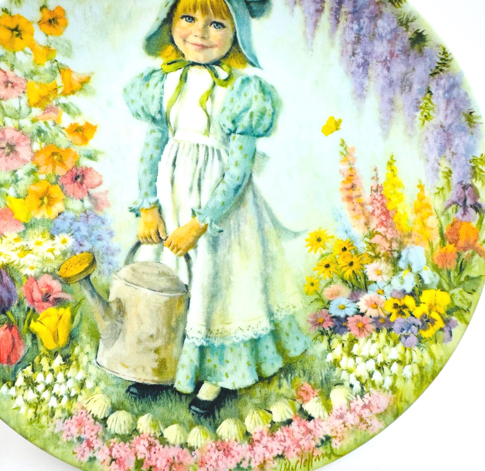 Vintage Nursery Rhymes Plate - 'mary, Mary" by John Mcclelland - Reco ...