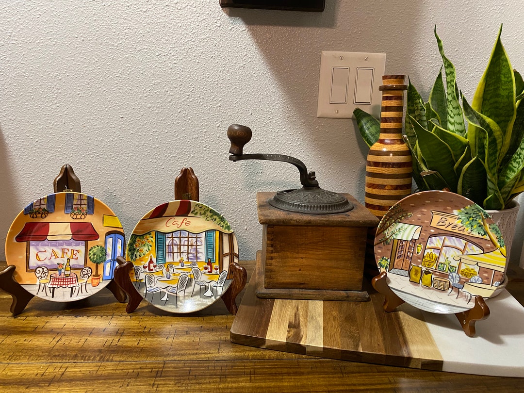 Vintage Avon China Plates, French Cafe, French Bakery, Salad or Dessert ...