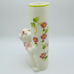 Vintage FTDA Weiss-brazil Bunny Bud Vase Charming Floral Design - Etsy