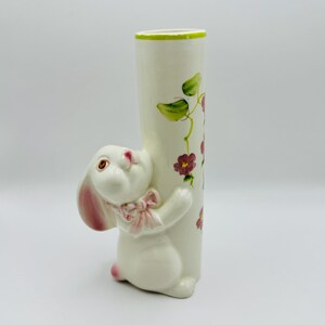 Vintage FTDA Weiss-brazil Bunny Bud Vase Charming Floral Design - Etsy