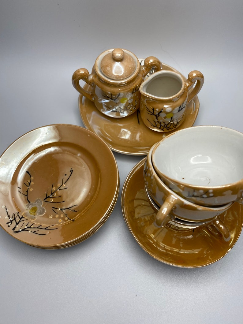 Vintage Child's Tea Set China Fine China Made in Japan - Etsy