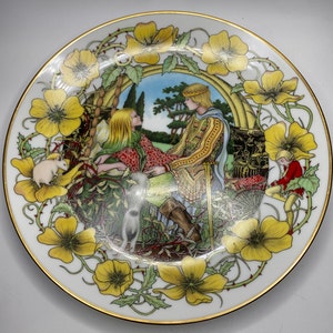 Vintage Fairy Tale Calendar Plate Collection - June Edition - 'sleeping ...