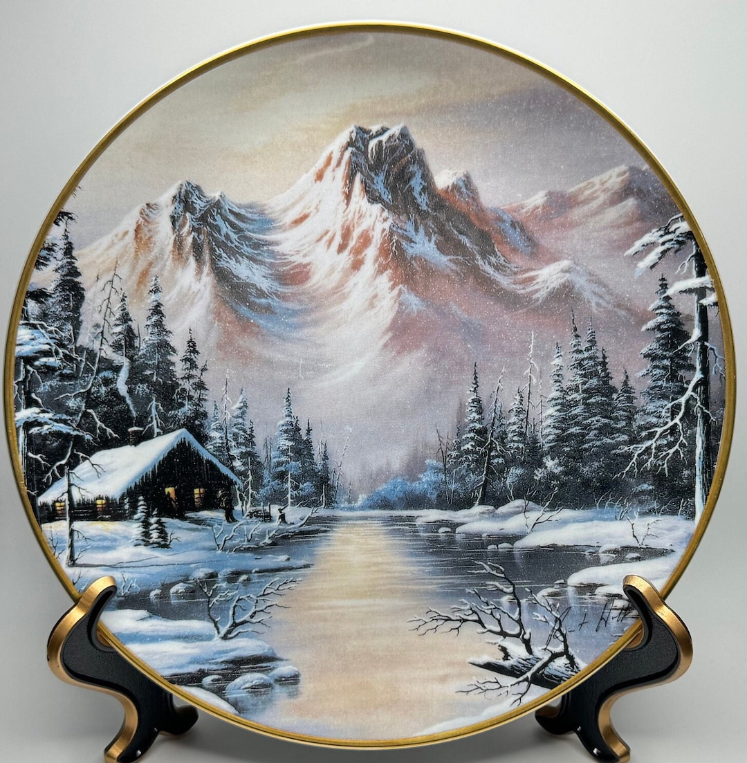 Vintage Franklin Mint 'peaceful Solitude' Robert Huff Limited Edition ...