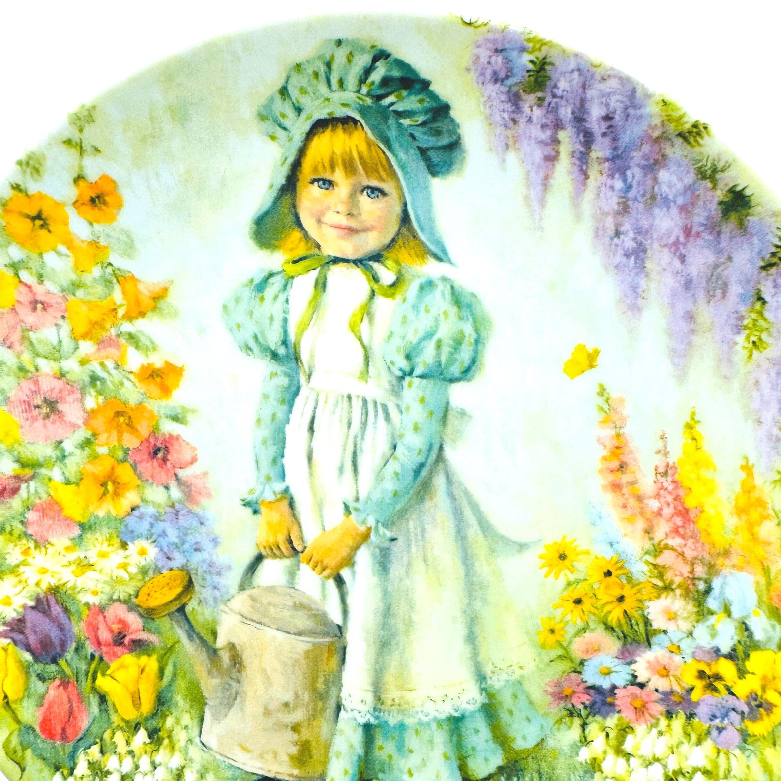 Vintage Nursery Rhymes Plate - 'mary, Mary" by John Mcclelland - Reco ...