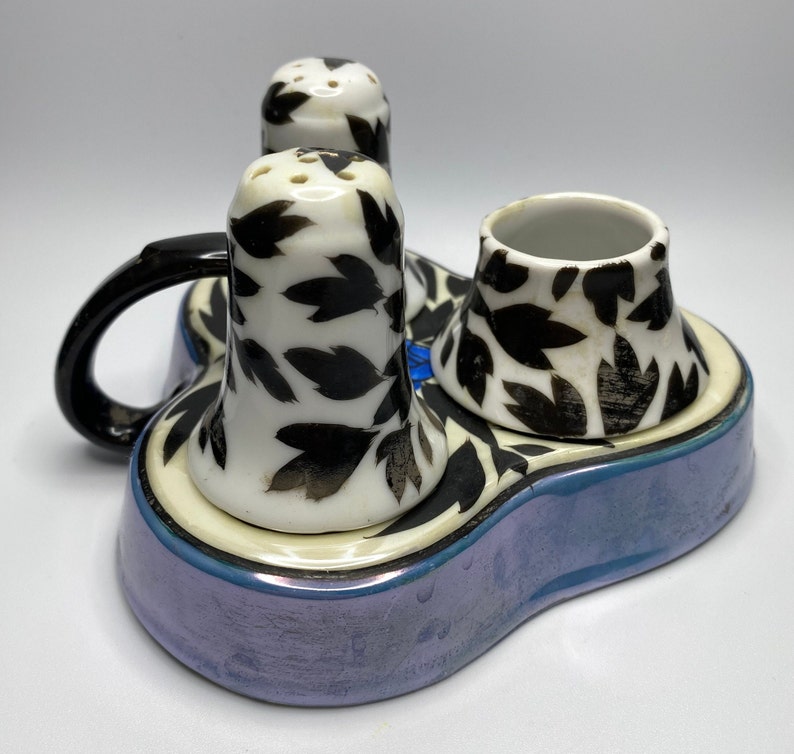 Vintage Japan Condiment Set Art Deco Condiment Set - Etsy