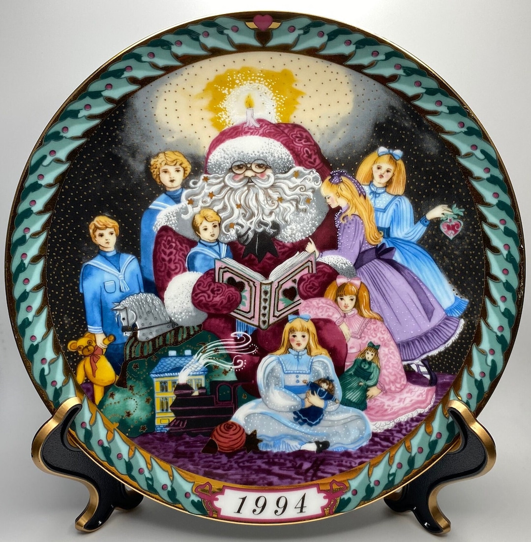 Beautiful Vintage Bing & Grondahl Santa Claus Plate 1994 'christmas ...