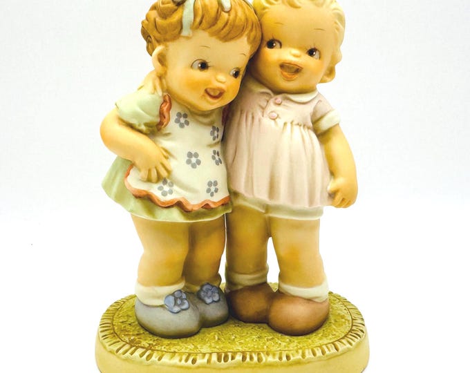 Charming Vintage Lucie Atwell Porcelain Figurine - 'having a Good Ole ...