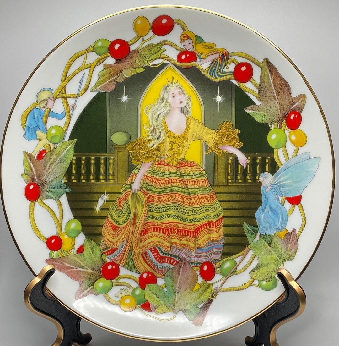 Vintage Fairy Tale Calendar Plate Collection October Edition - Etsy