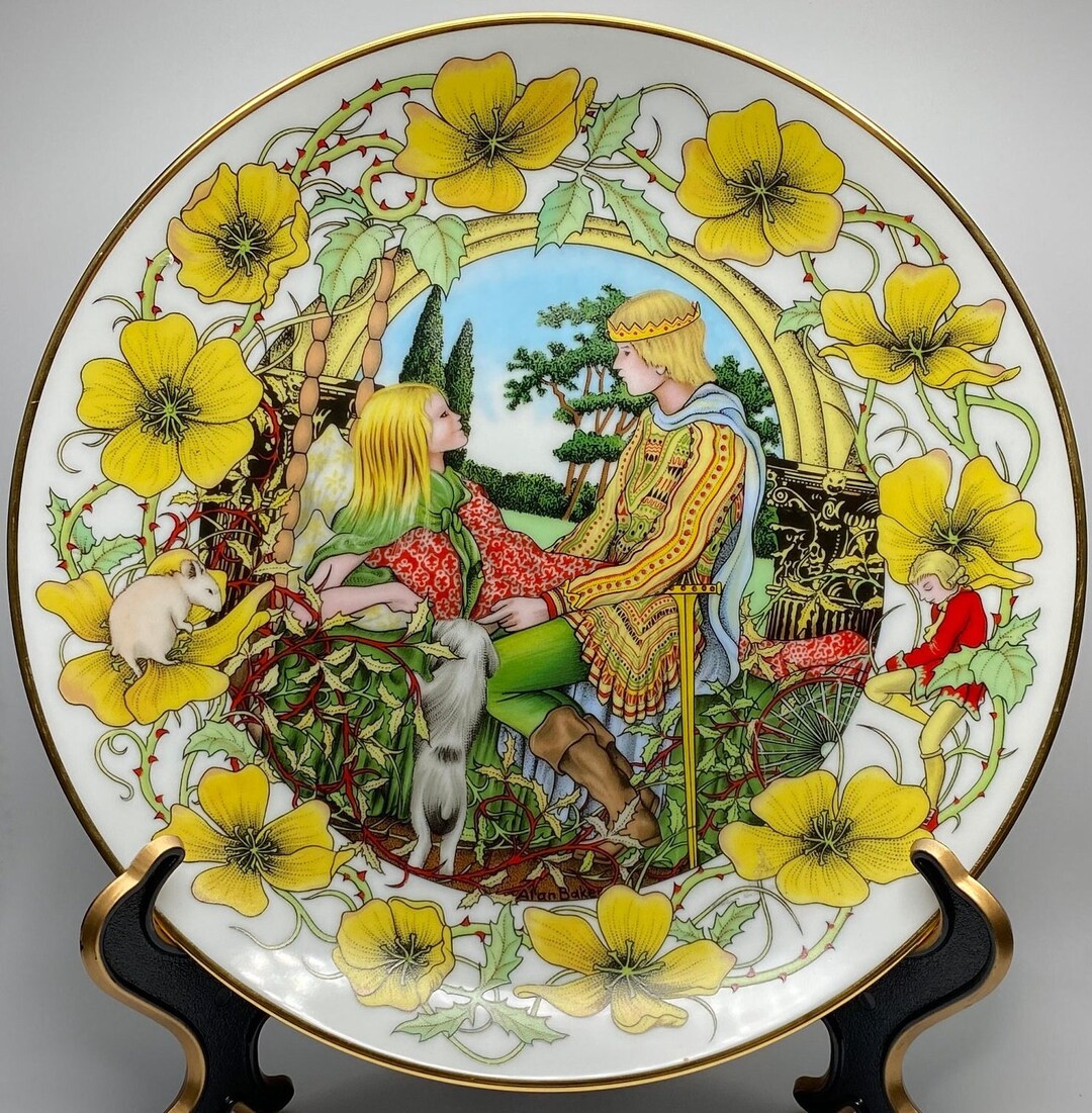 Vintage Fairy Tale Calendar Plate Collection - June Edition - 'sleeping ...