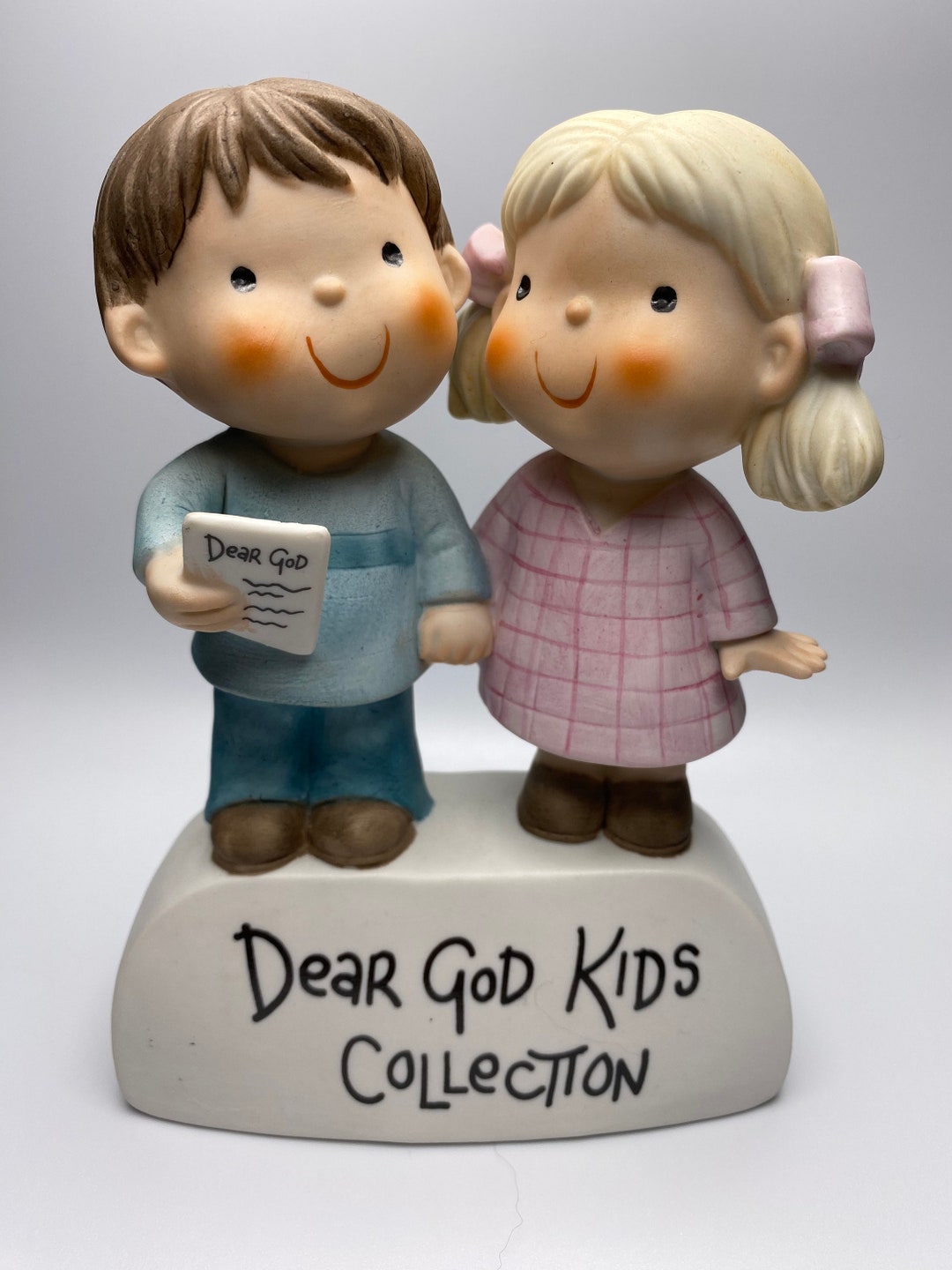 1982 Vintage Enesco Dear God Kids Collection Figurine - Etsy