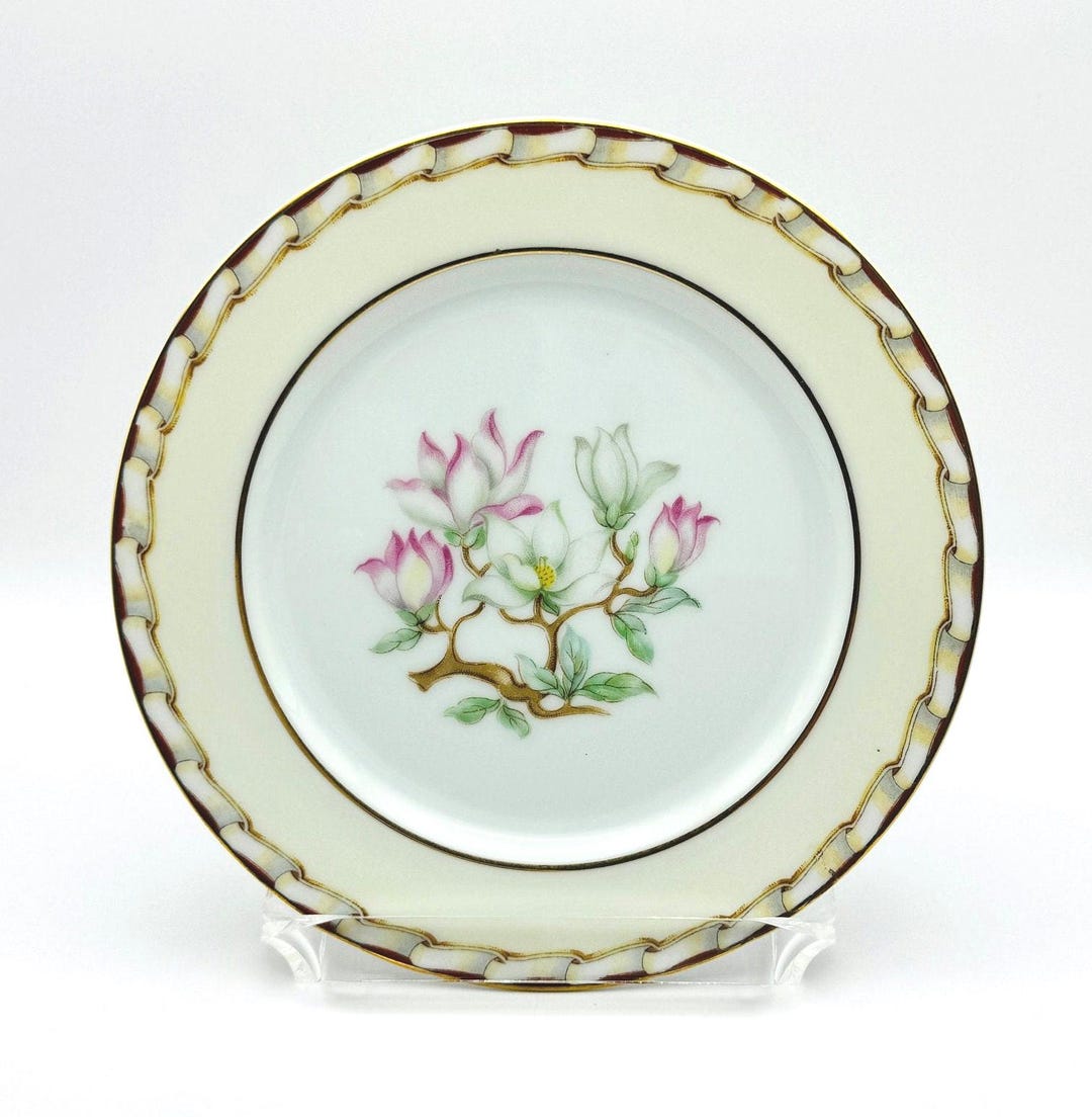 Vintage Occupied Japan Mikado China Magnolia Fruit/berry Bowls & Bread ...