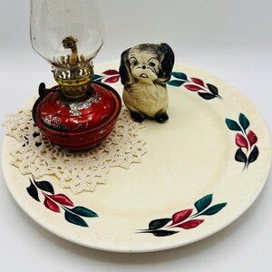 Vintage Blue Ridge Pottery Leaf Pattern Plate - Rustic Farmhouse Decor ...