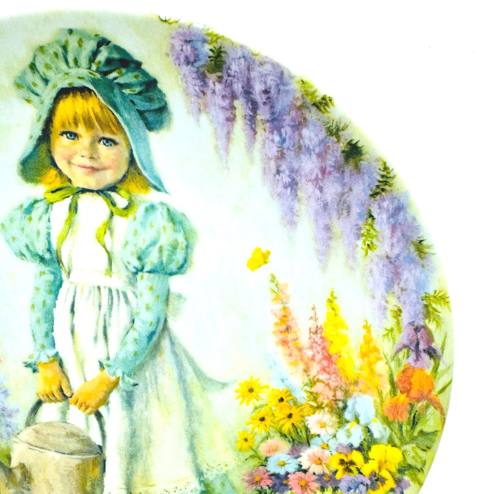 Vintage Nursery Rhymes Plate - 'mary, Mary" by John Mcclelland - Reco ...