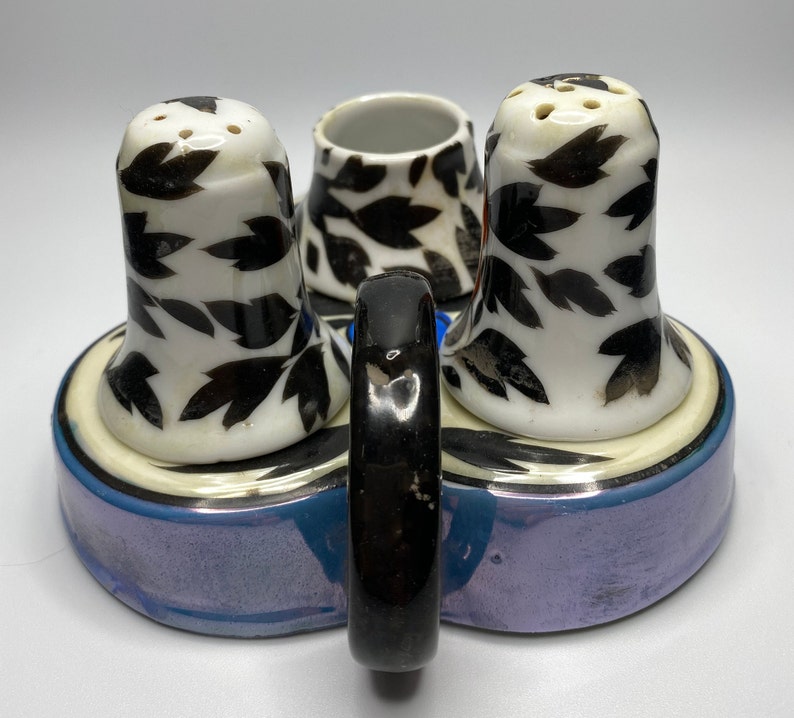 Vintage Japan Condiment Set Art Deco Condiment Set - Etsy