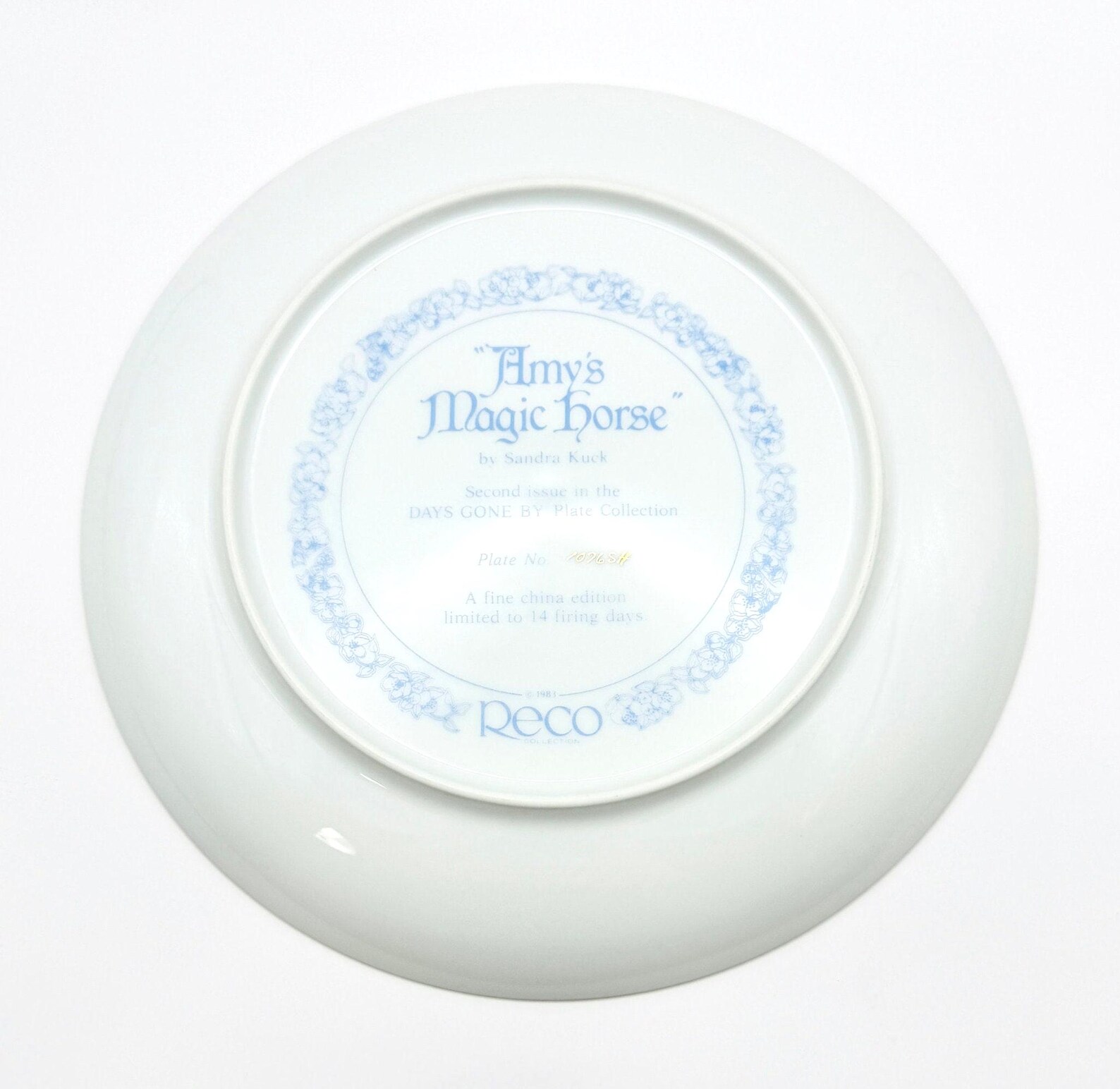 Vintage Nursery Rhymes Plate - 'mary, Mary" by John Mcclelland - Reco ...