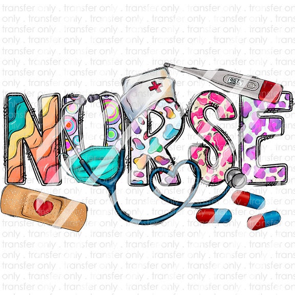 Nurse Waterslide Decal Ready to Use - Etsy