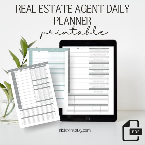 Realtor Daily Task List - Etsy